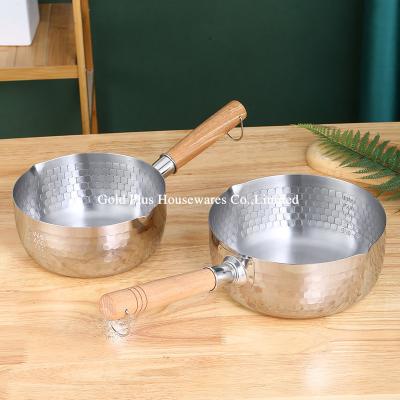 Κίνα Εσωτερική κουζίνα Cookware ανοξείδωτου με τη μακριά ξύλινη λαβή προς πώληση