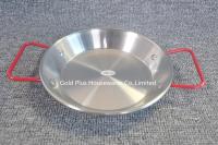 Китай Оптовая современная роскошная варя сковорода установила морепродукты нержавеющей стали жаря бак 24cm дом использует небольшой лоток паэлья продается