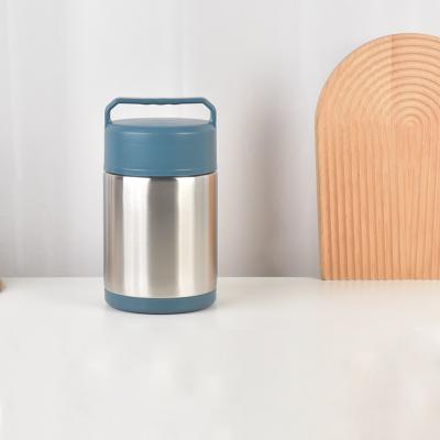 Chine L'école de conteneur de nourriture que l'étudiant a isolé le thermos pour garder la gamelle chaude avec la cuillère a conçu le flacon isolé d'acier inoxydable à vendre