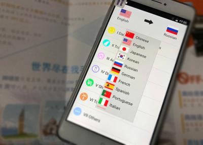 中国 オンライン話す訳者装置、タッチ画面の電子小型の訳者 販売のため