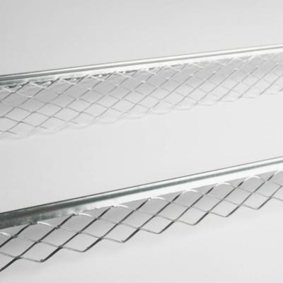 China Quick Mud Keying Slots Expanded Corner Bead 8 Ft 10 Ft For 90 Degree Internal Corners for sale