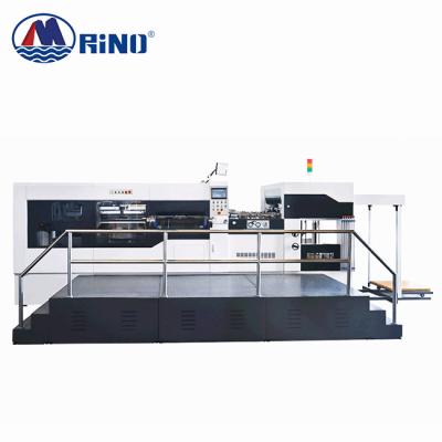 China 7500pcs/H Flatbed de Matrijzensnijmachine 1060mm van de Kartondoos Hoge snelheid Te koop