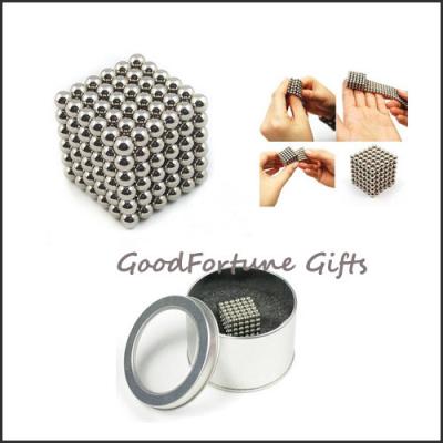 China customed logo Eco magnetic bucky ball magic cube block square promotion gift toy for sale