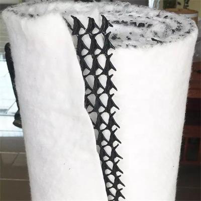 China 3D-plastic drainage geocomposite met 8 mm x 6 mm geonet en langvezel geotextiel Te koop