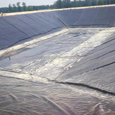 Cina Geomembrana resistente agli acidi e agli alcali per stagni per pesci Nero colore Standard ASTM GRI-GM13 in vendita