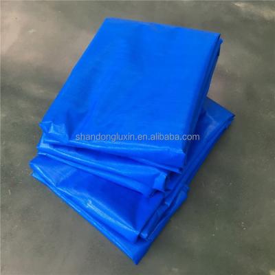 Cina Acqua resistente Sliver Blu Poli Tarpa per canopy tenda barca o copertura piscina Spessore leggero in vendita