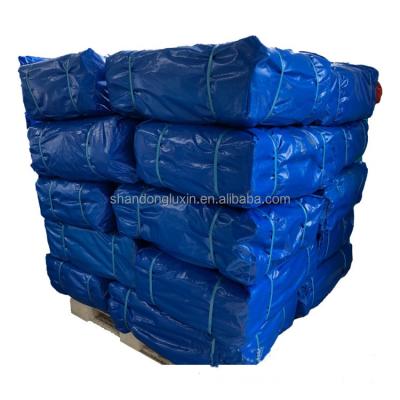Cina 500D Tissu di telone impermeabile in PE blu resistente agli UV per bloccare la luce solare e la polvere in vendita