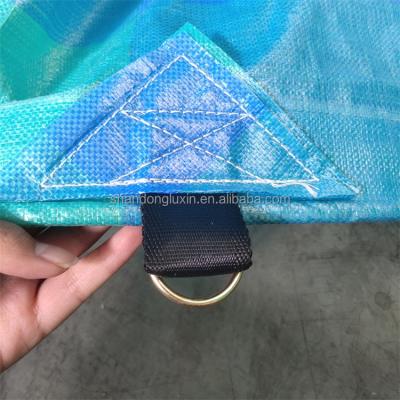 China Pedido do cliente Cor PE Folha de lona para cobertura de telhado de peso leve em cor azul à venda