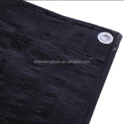 China 200 Gsm de lonas pretas para lonas de PE e telhados impermeáveis à venda