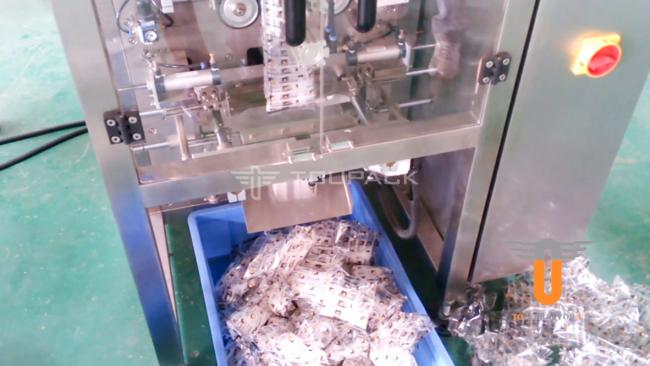 Finished pouches demonstrating packaging quality