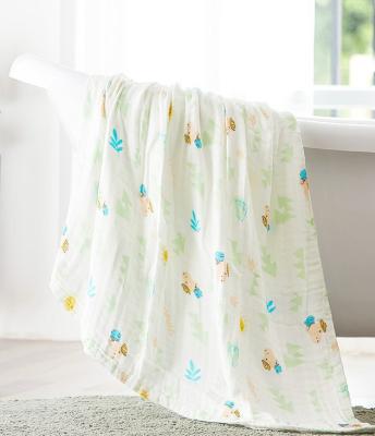 Cina Cinque strati di 240GSM Gauze Fabric Swaddle Blanket Fabric sottile respirabile in vendita