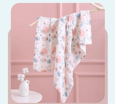 Cina Cinque strati di 240GSM Gauze Fabric Swaddle Blanket Fabric sottile respirabile in vendita