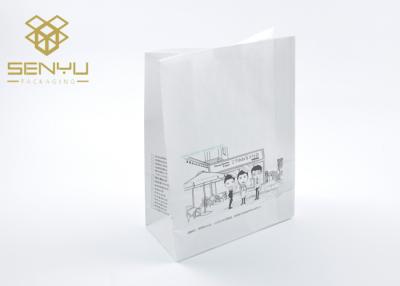 Cina L'abitudine bianca personale ha stampato l'imballaggio per alimenti di tesoro del pane dei sacchi di carta di Kraft in vendita