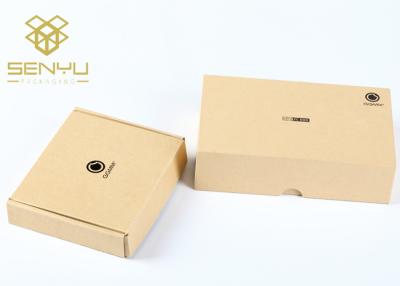 Cina Brown ha ondulato la scatola di spedizione/bollettini ondulati Kraft pieghevoli standard in vendita