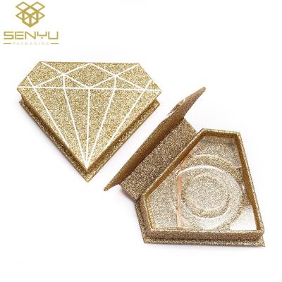 Cina Pacchetto cosmetico d'imballaggio del prodotto del contenitore di ciglio falso di forma del diamante con l'inserzione della bolla in vendita