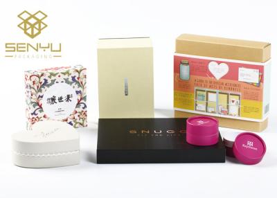 Cina Contenitore di regalo di compleanno che imballa con la timbratura della stagnola dell'oro o del nastro di stoccaggio del coperchio su misura in vendita