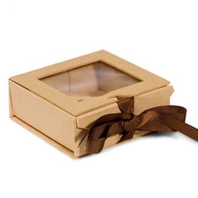 China Kids Shoe Brown Kraft Paper Packaging Four Colors Printing Recyclable Customized Size for sale
