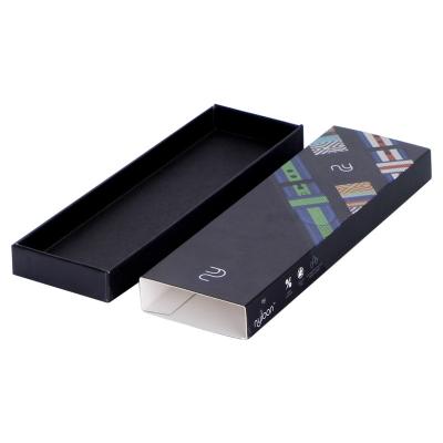 China Custom Logo Printed Recyclable Kraft Watch Strap Box With sleeve for sale