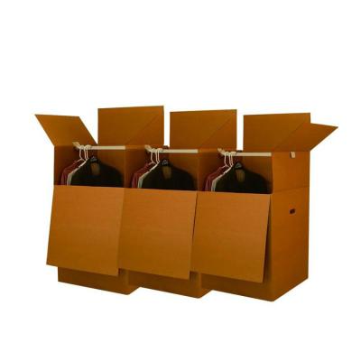 Chine Cartons d'expédition ondulés durables/boîte de papier carton empilable pour le déplacement à vendre