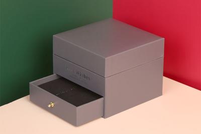 Cina Contenitore d'imballaggio su ordinazione di cartone del nero di Supremer dei produttori con la vendita all'ingrosso della scatola di protezione di immagazzinamento nel contenitore di regalo dei gioielli del fiore in vendita