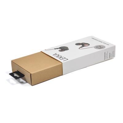 Cina Contenitore d'imballaggio di carta su ordinazione di lusso personale di cuffia avricolare del cartone del cassetto della scatola in vendita