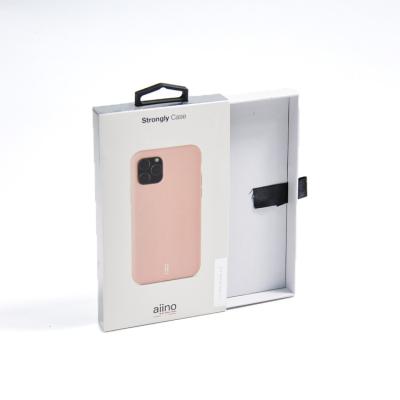 Cina Bianco di Brown dell'apparecchio riunitore dei nastri di goccia di Shell Custom Paper Packaging Box del telefono cellulare anti in vendita