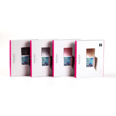China Rectangle Cardboard Jewelry Set Boxes White Pink Color For Product Box for sale