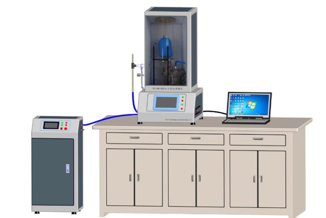 ISO 9360-1 compliant Humidity and Moisture Exchange Test System showing control panel and testing chamber