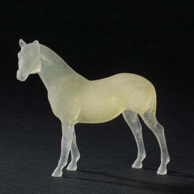 China Sls Sla Stl Fijn detail Plastic 3d printing Paard model Transparent Te koop