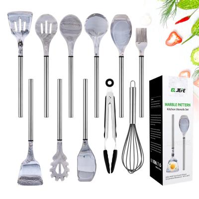 Cina Utensili di marmo artistici 11pcs del silicone di acciaio inossidabile approvati dalla FDA in vendita