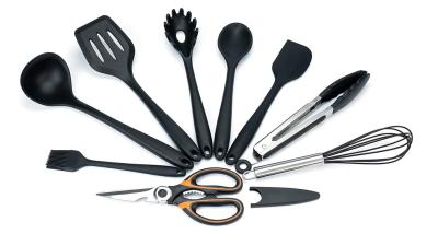 Cina Gli utensili di 9 pezzi hanno messo, utensile della cucina del silicone mette resistente, antiaderante in vendita
