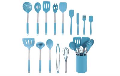 Cina L'utensile da cucina antiaderante termoresistente del silicone mette gli strumenti della cucina in vendita