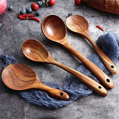 Китай Набор LFGB утвари кухни Teak деревянный одобрил безвкусное BPA свободное продается