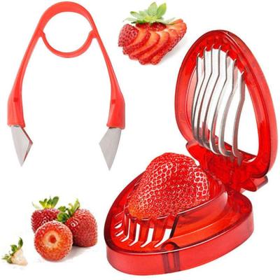 China Ergonomic Strawberry Stem Remover Tool , Commercial Strawberry Slicer zu verkaufen