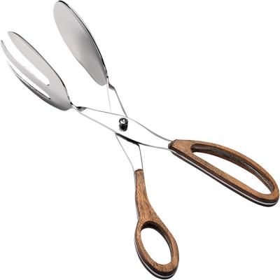 Cina Tenaglie resistenti della cucina di acciaio inossidabile dell'insalata per la cottura del Matte Polish in vendita