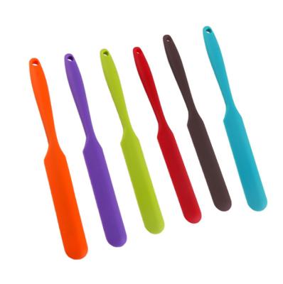 China la espátula del silicón 6Pcs fijó las espátulas de goma a prueba de calor de la crema de la torta de la mantequilla en venta