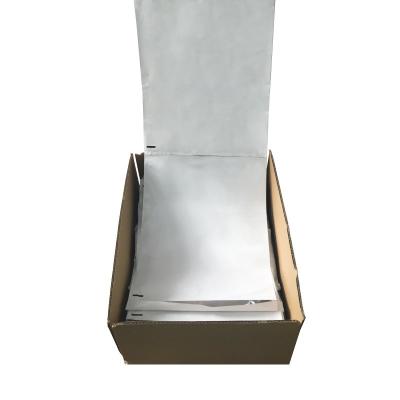 중국 팬 접힌 50 미크론 LDPE/HDPE는 신발 포장을 위한 우송 부대를 전 열었습니다 판매용