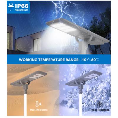 중국 야외 도로 조명 Ip66 방수 스트리트 라이트 400w 600w 800w 1000w 1200w 통합 모든 하나의 LED 태양광 스트리트 라이트 판매용