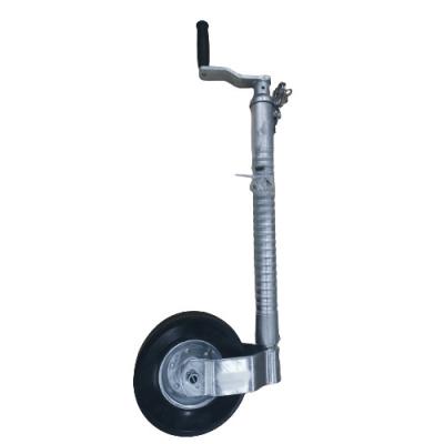 Cina 48 mm rimorchio a nervatura dentata Jockey Wheel 350 kg Capacità 220 mm x 60 mm Ruota in vendita