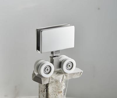 Chine Fin douce supérieure cannelée par suspension des rouleaux de porte de douche 23mm pour la salle de bains à vendre