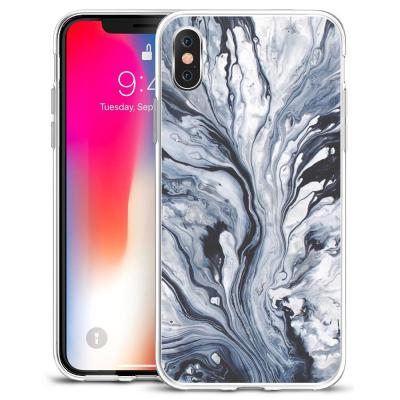 China Geometrische Marmeren het Waterkleur van het Telefoongeval Lichtgewicht voor Iphone XS Te koop