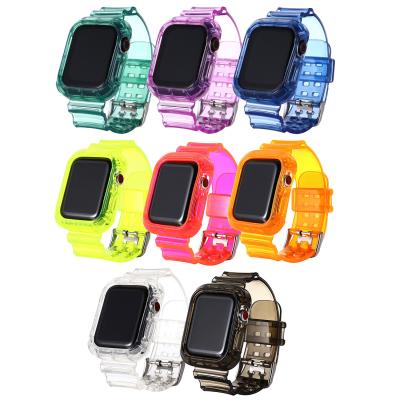 Cina La sostituzione leggera dello Smart Watch lega il colore al neon di TPU anti shock per Iwatch in vendita