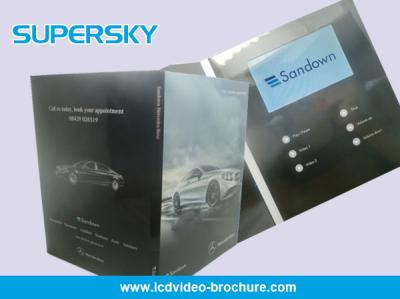 Cina cartolina d'auguri LCD dello schermo incorporato 2G video per le graduazioni, feste di compleanno in vendita
