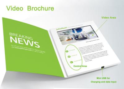 China Do apoio feito a mão video do cartão da tela de toque ficheiro de vídeo completo do formato à venda