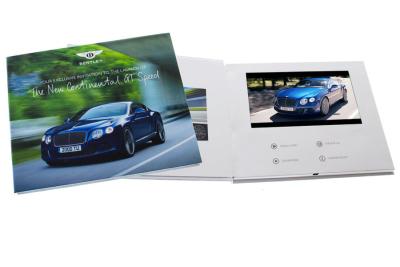 China Cartões para a exposição justa, brochuras video do ODM/OEM TFT LCD Digital à venda
