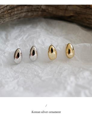 Китай Lanciashow 925 Sterling Silver Jewelry High Polished Teardrop Earrings Stud продается