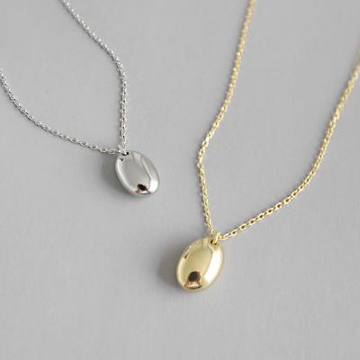 Китай 925 Sterling Silver Gold Plated Bead Charm Pendant Chain Necklace продается