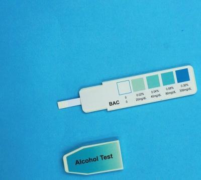 China Rapid Saliva Test Kit , Alcohol Test Strips For Drinks CE FDA Approved for sale
