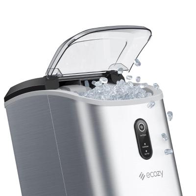 China BLG Commercial Electric Ice Maker Machine 17KG Daily Chewing Ice 33lbs Cube Storage Capacity Nugget Ice for Restaurant Home Use for sale