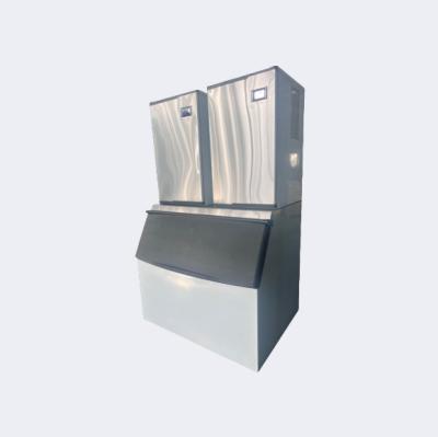 China BLG 400kg Spray Ice Square Big Cube Ice Crystal 30*30*30mm Stainless Steel Whisky bar 500kg Ice Storage Machine China Factory for sale